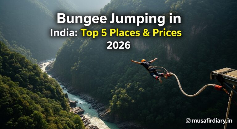 Bungee Jumping in India: Top 5 Places & Prices 2026 - musafirdiary.in